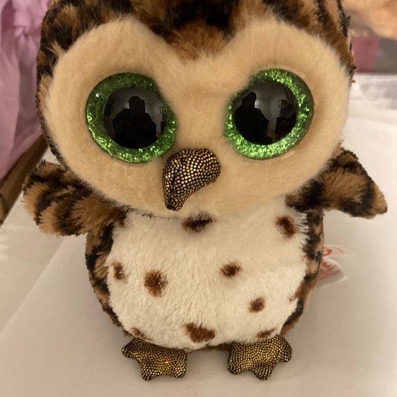 Ty | Toys | Ty Beanie Babies Silk Boos Owlette The Owl Plush Stuffed ...